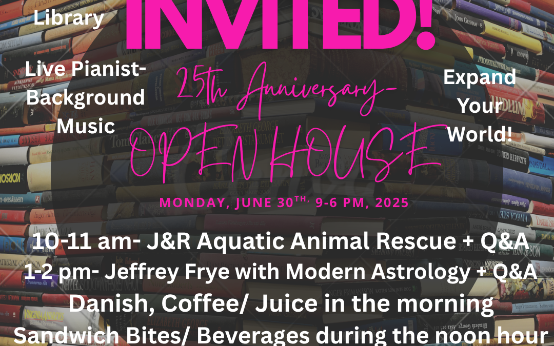 25th Anniversary – Open House!!! | Crandon Public Library