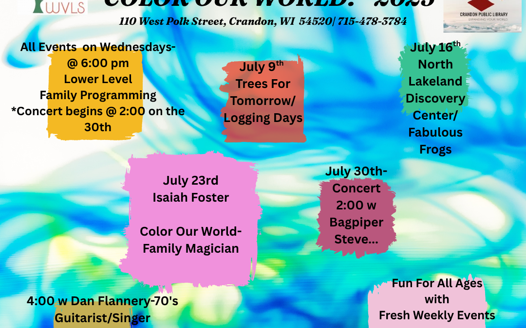 Crandon Public Library – Summer Reading Program | Crandon Public Library